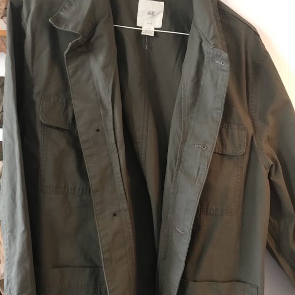 H&M | Jackets & Coats | Hm Logg Label Of Graded Goods Long Sleeve ...